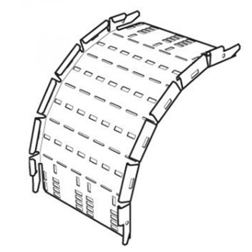 SWIFT Legrand Cable Tray Outside Riser 150mm - Pre-Galv
