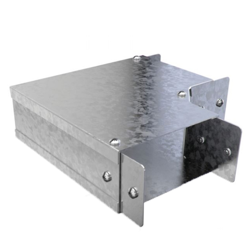 90 Degree Bend - Top Lid - for 100mm x 50mm (4x2) Steel Trunking