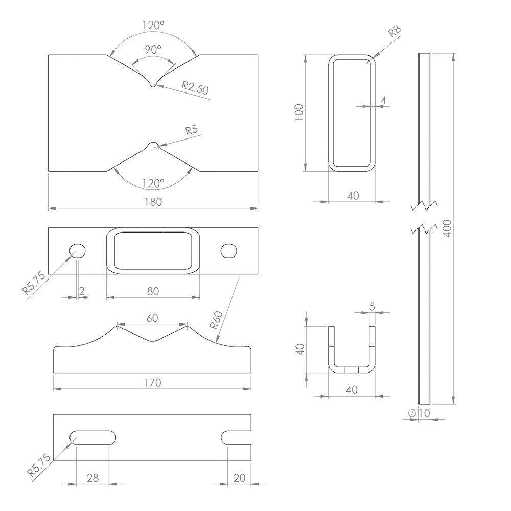 MAFI 3274 Small Universal Pole Mount