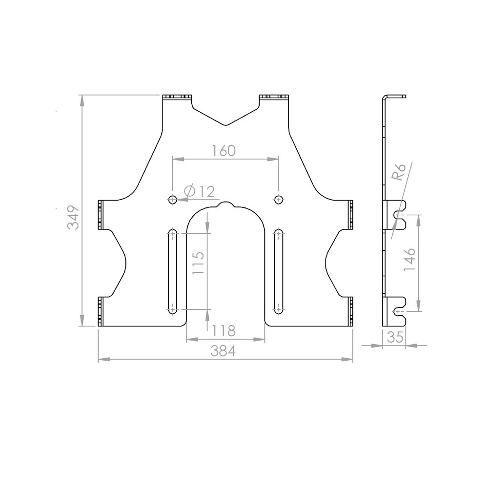 MAFI 4019-3 Triple RRU Mount