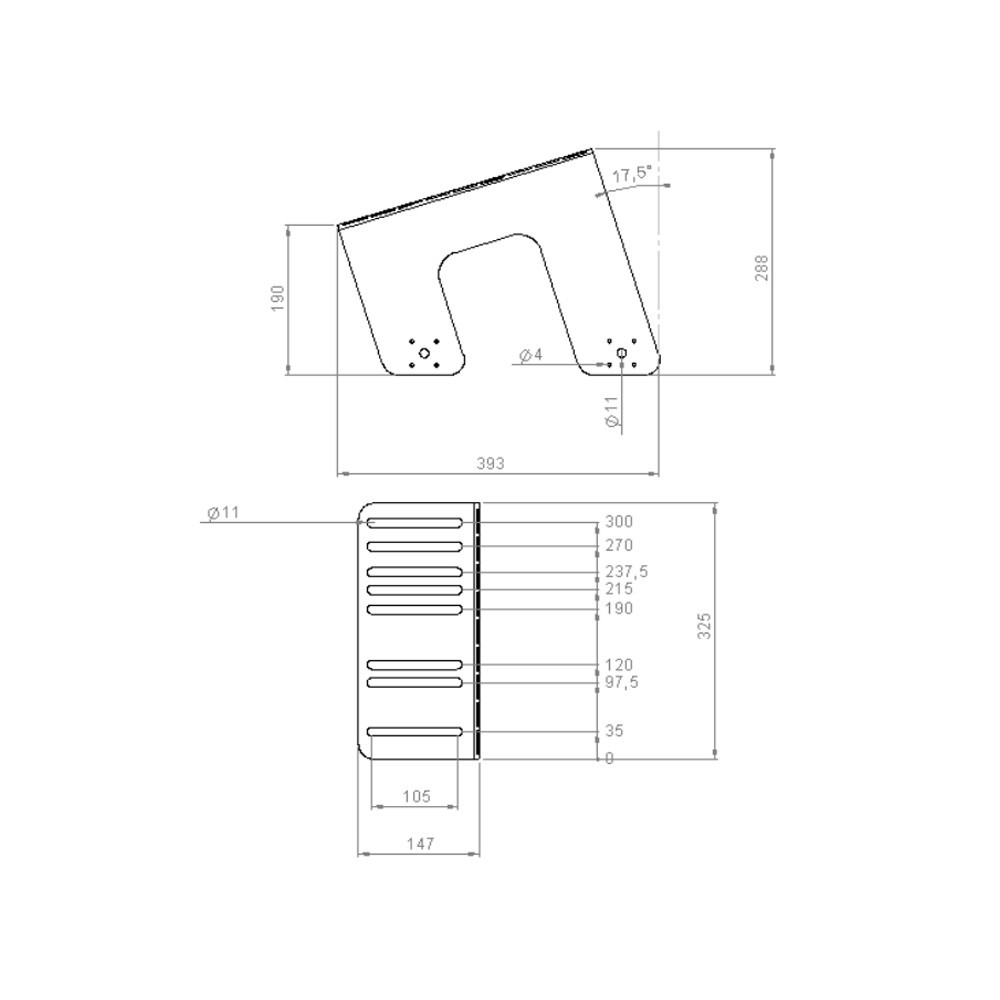 MAFI 5110 RRU Support Cable Tray