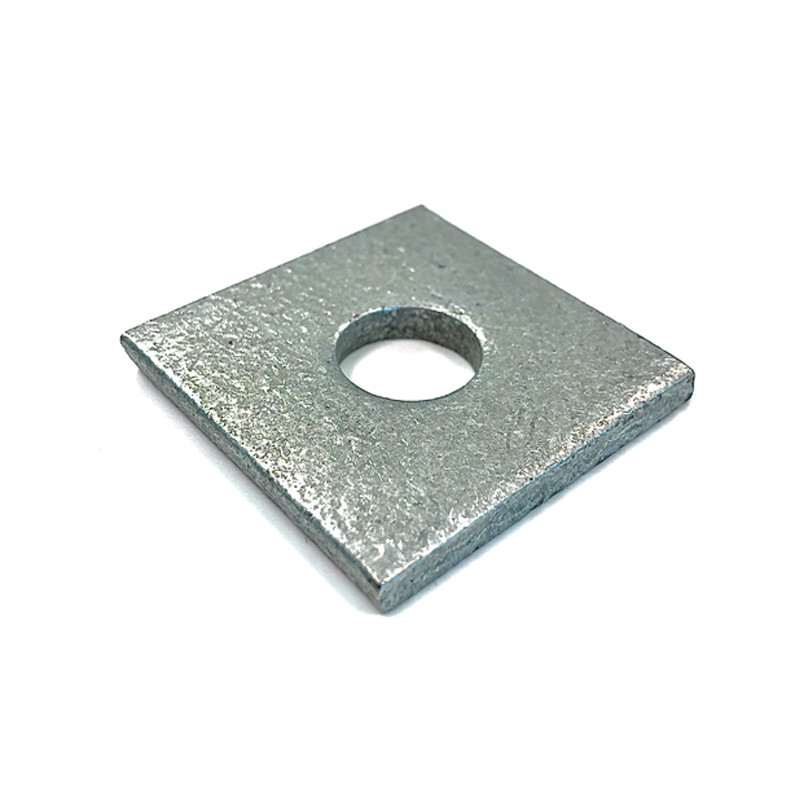 M12 Square Plate For Slotted Channel Hot Dipped Galv