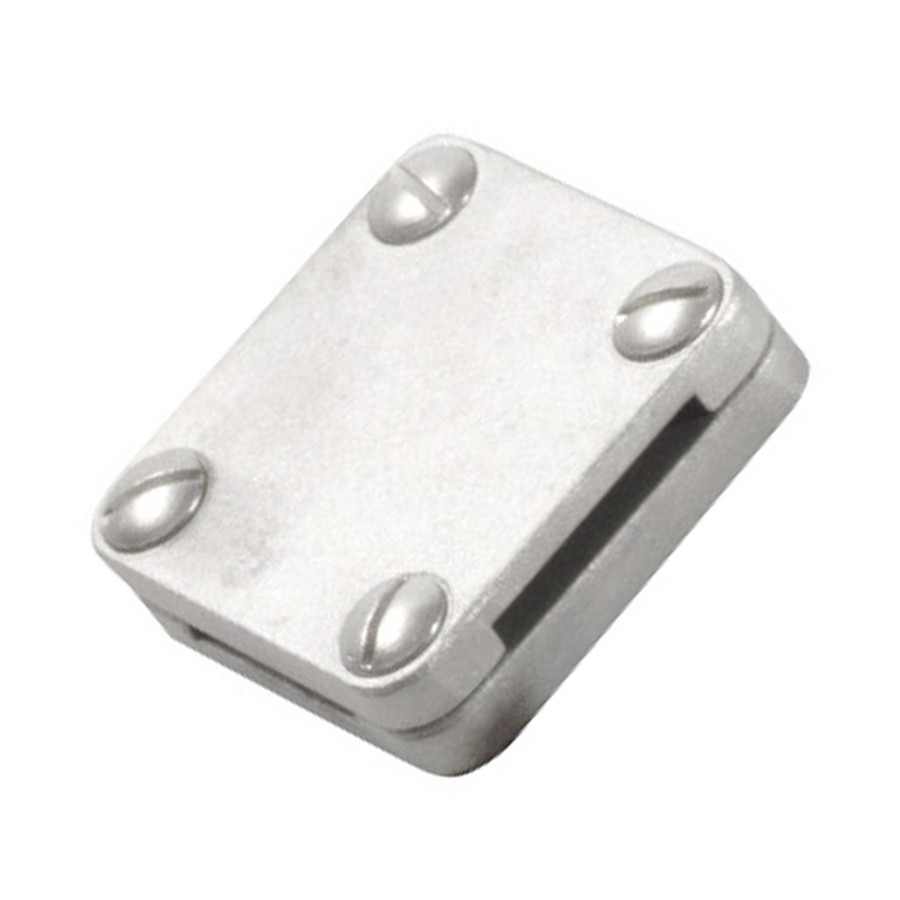 JA253 Lightning Protection Square Junction Clamp Aluminium