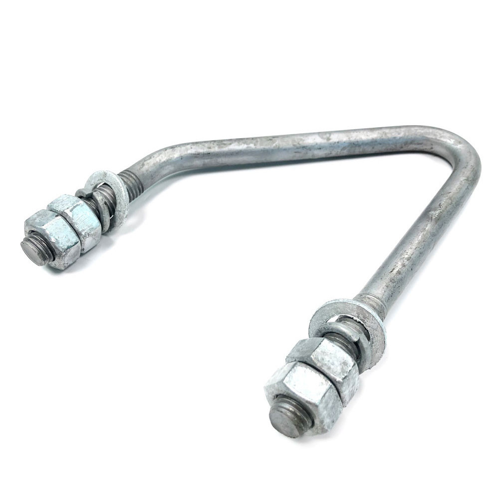 N Bolts, Galvanised Steel, For Angle Iron, 100 x 100 Angle Size