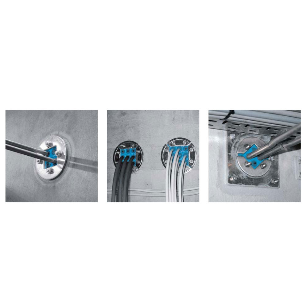 R125 GALV - Roxtec Round R Frame, for installation in pipe sleeves or ...